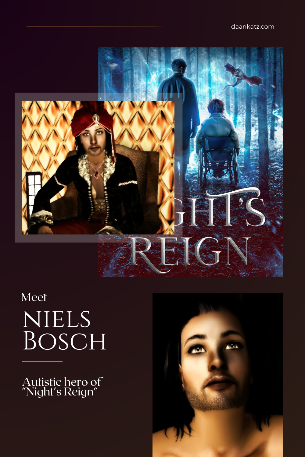 Niels Bosch, Autistic Hero of Night’s Reign - Daan Katz, Author & Poet